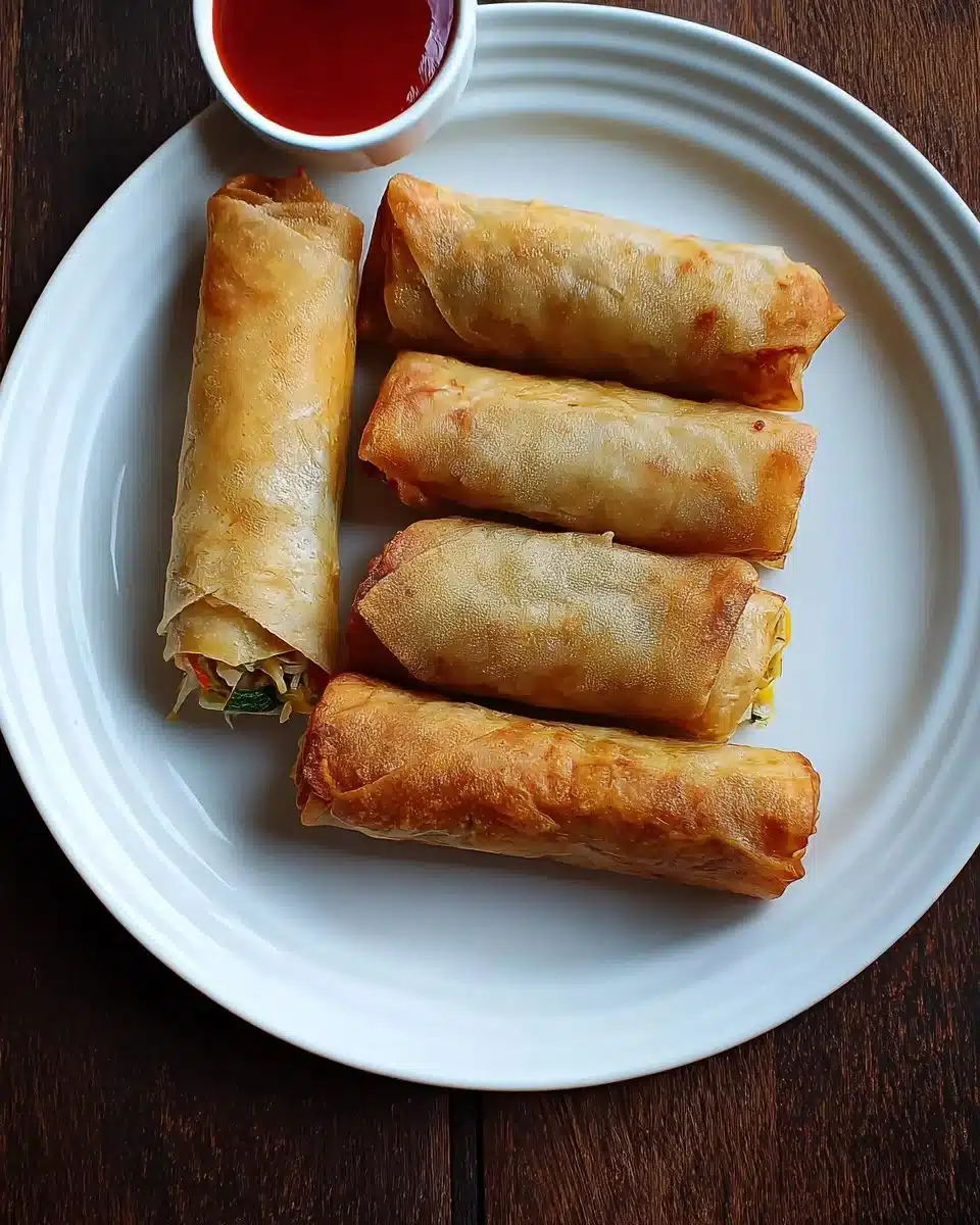 Crispy Vegetable Spring Rolls