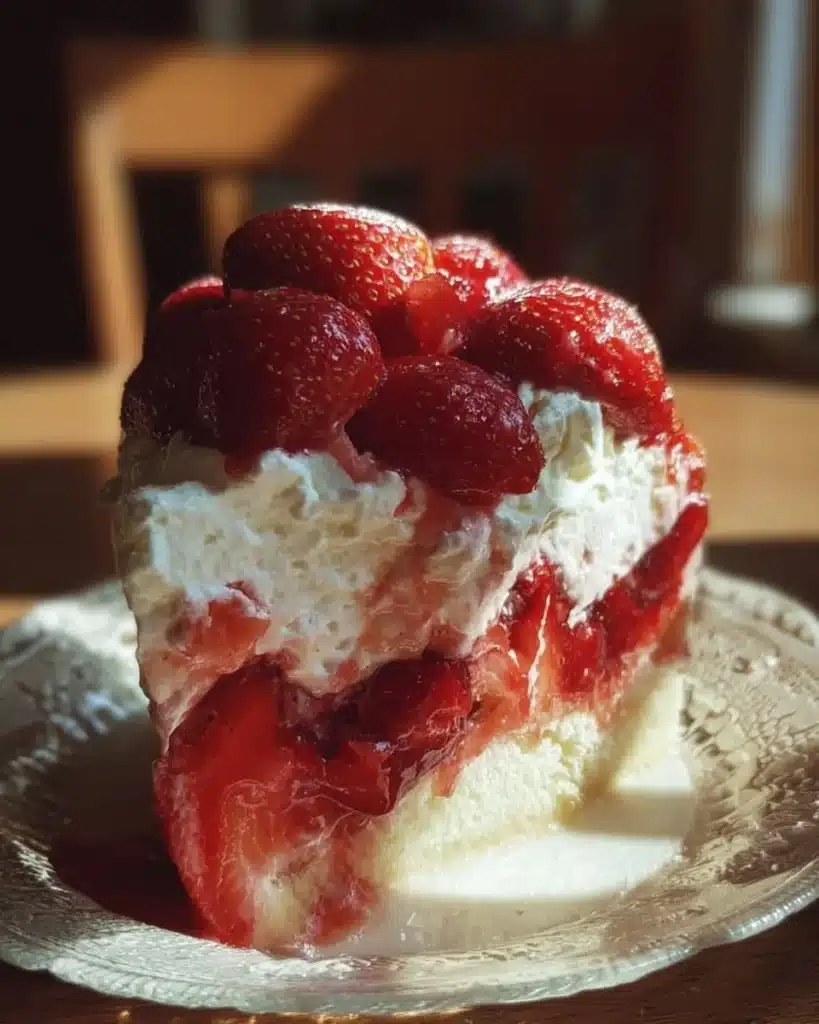 Strawberries and Cream Dream Layer Cake